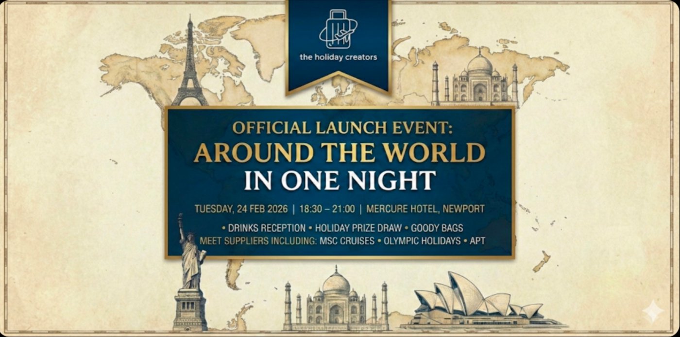 Around the world in one night, Mercure Newport, 24 February 2026 ...
