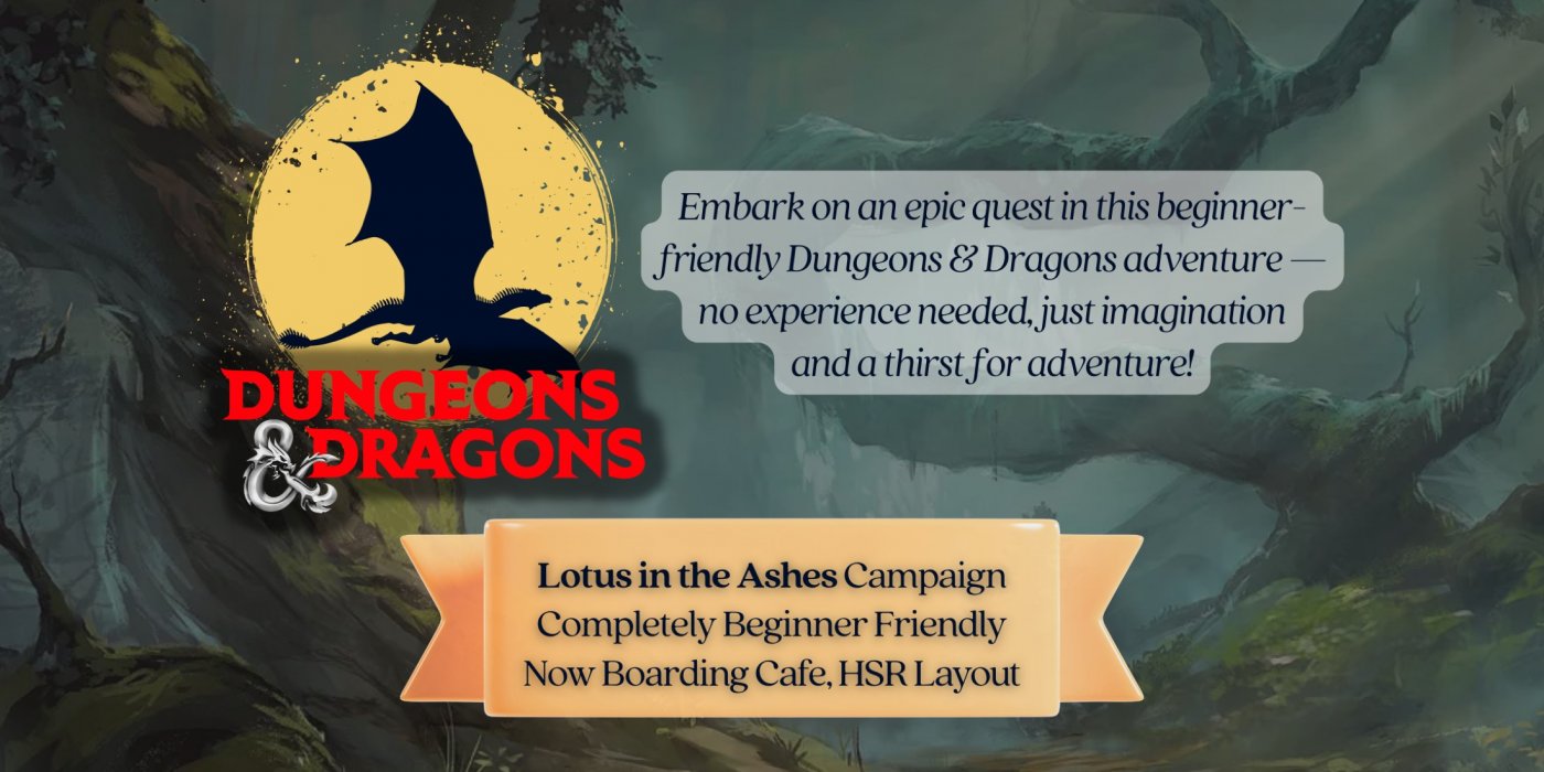 Dungeons & Dragons: A Lotus in Ashes Campaign Tickets, Now Boarding ...