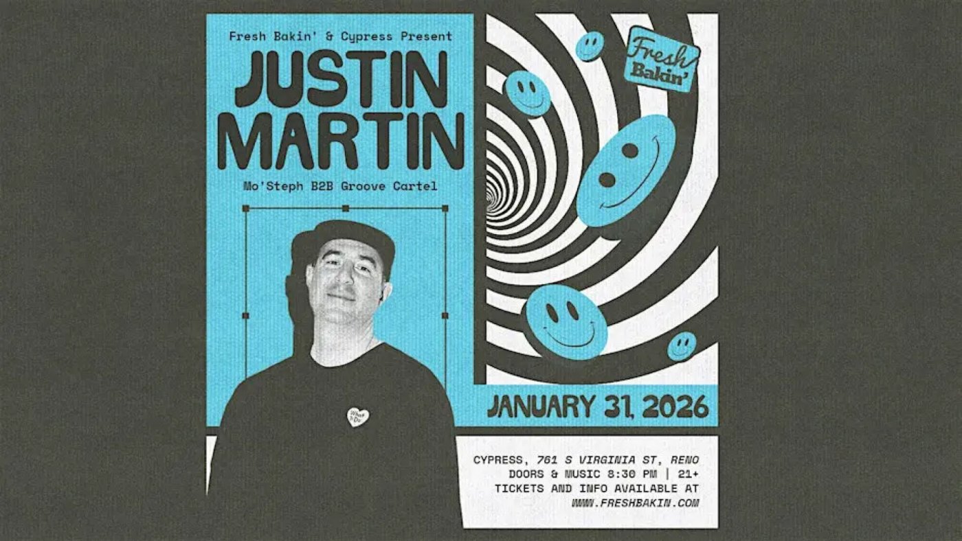 Justin Martin at Cypress, Cypress Music Venue & Private Events, Reno ...