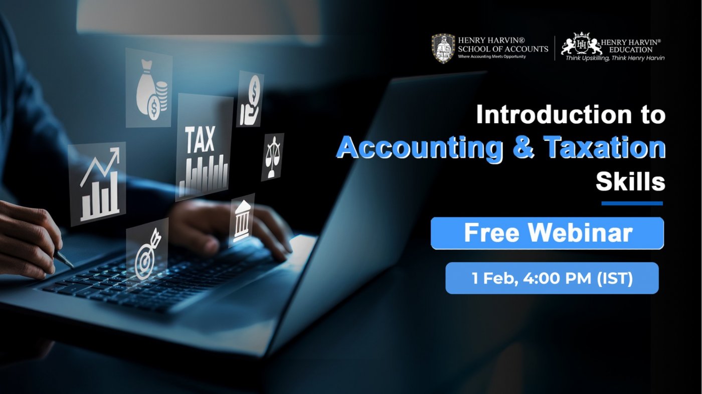 📊Introduction to Accounting & Taxation skills – Free Live Webinar ...