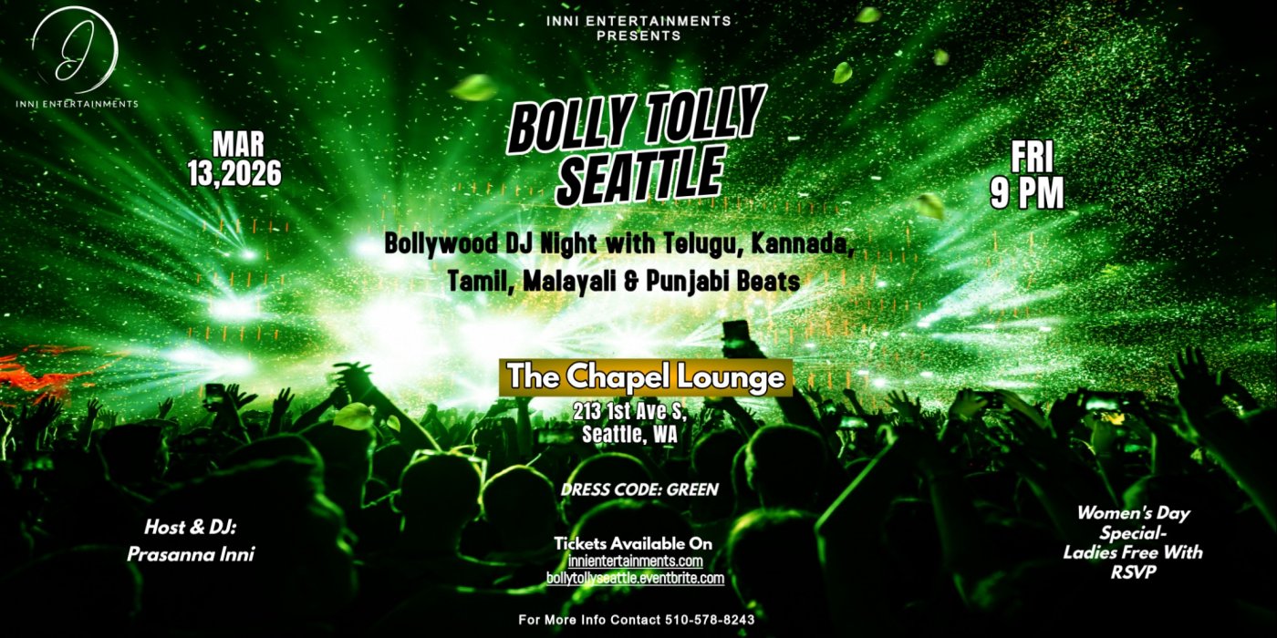 Bolly Tolly Seattle Tickets, The Chapel Lounge, 1st Avenue South ...