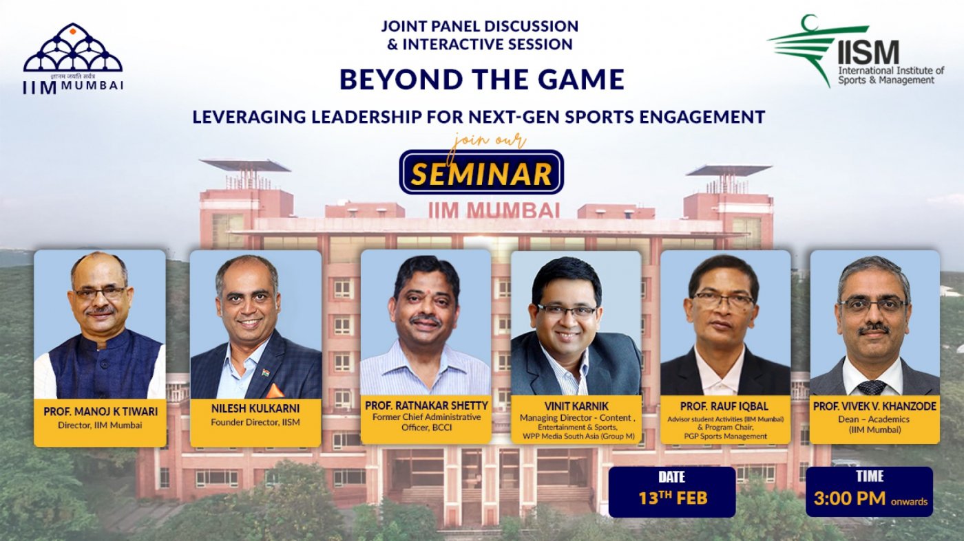 Joint Panel Discussion & Interactive Session | IIM Mumbai & IISM ...