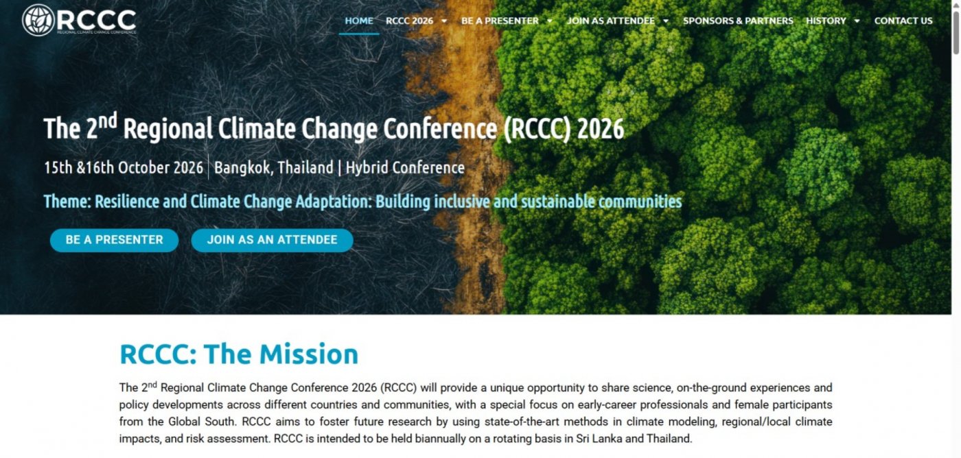 The 2nd Regional Climate Change Conference (RCCC) 2026, Ambassador ...