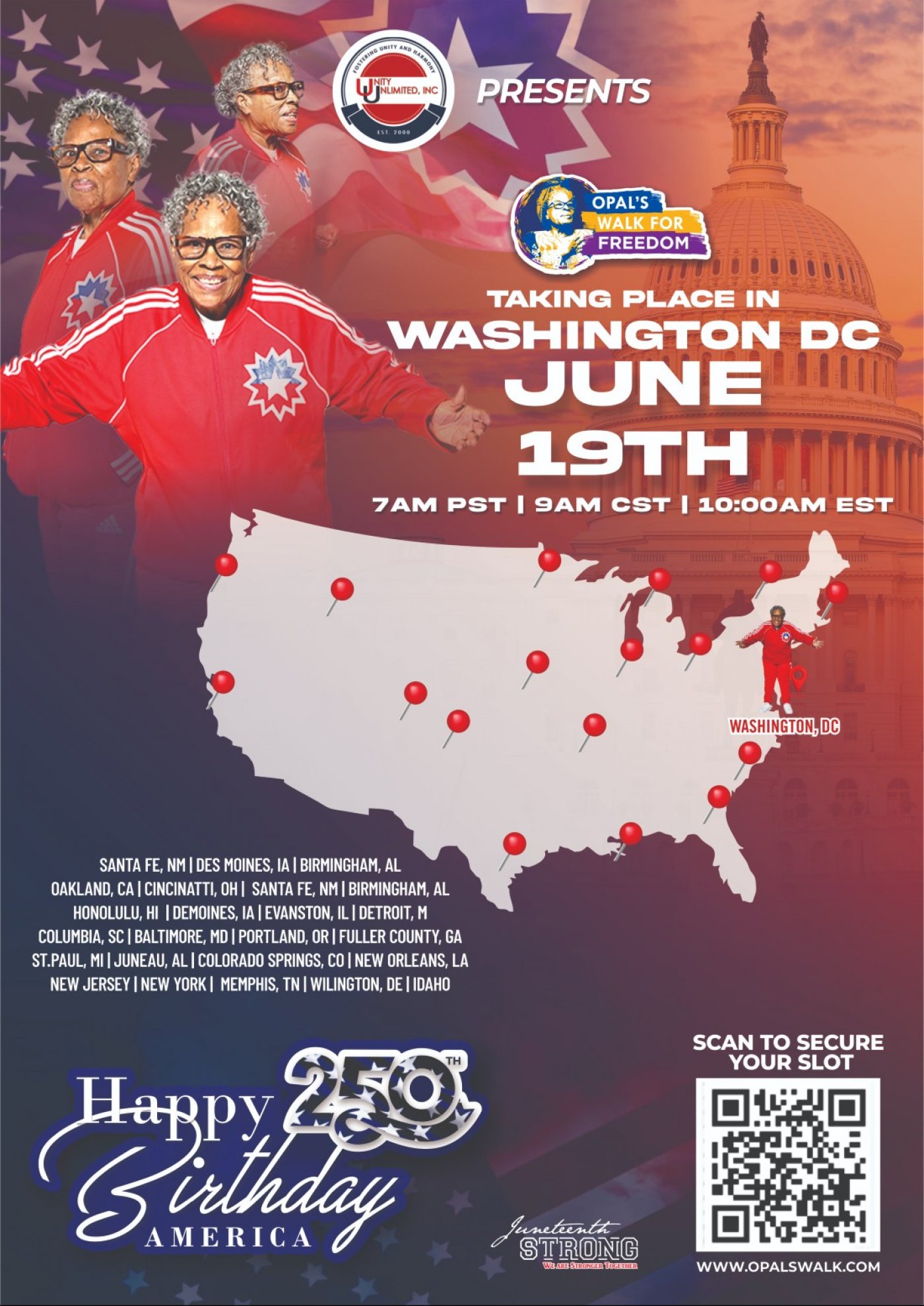 2026 National Opals Walk for Freedom, Fort Worth Washington, DC ...