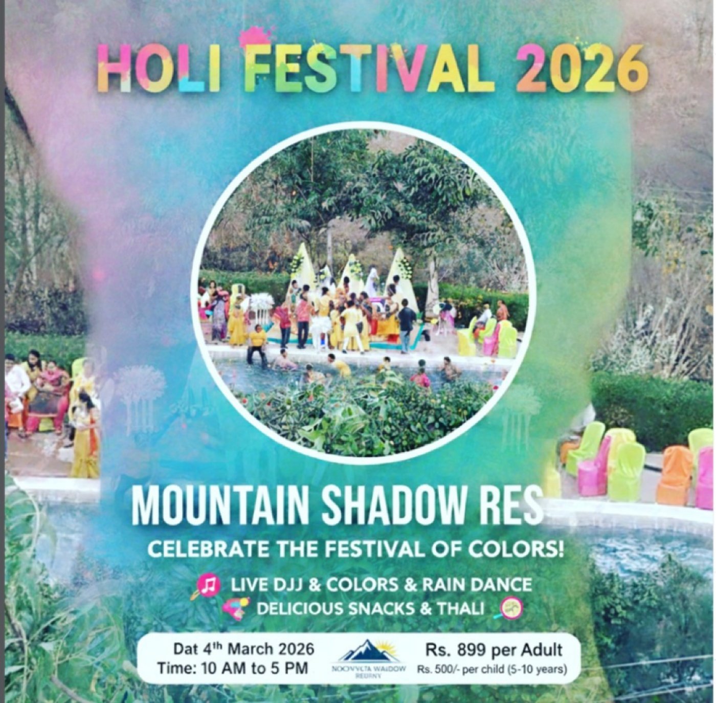 The Ultimate Holi Experience 2026 – Mount Shadow Resort Tickets, Mount ...