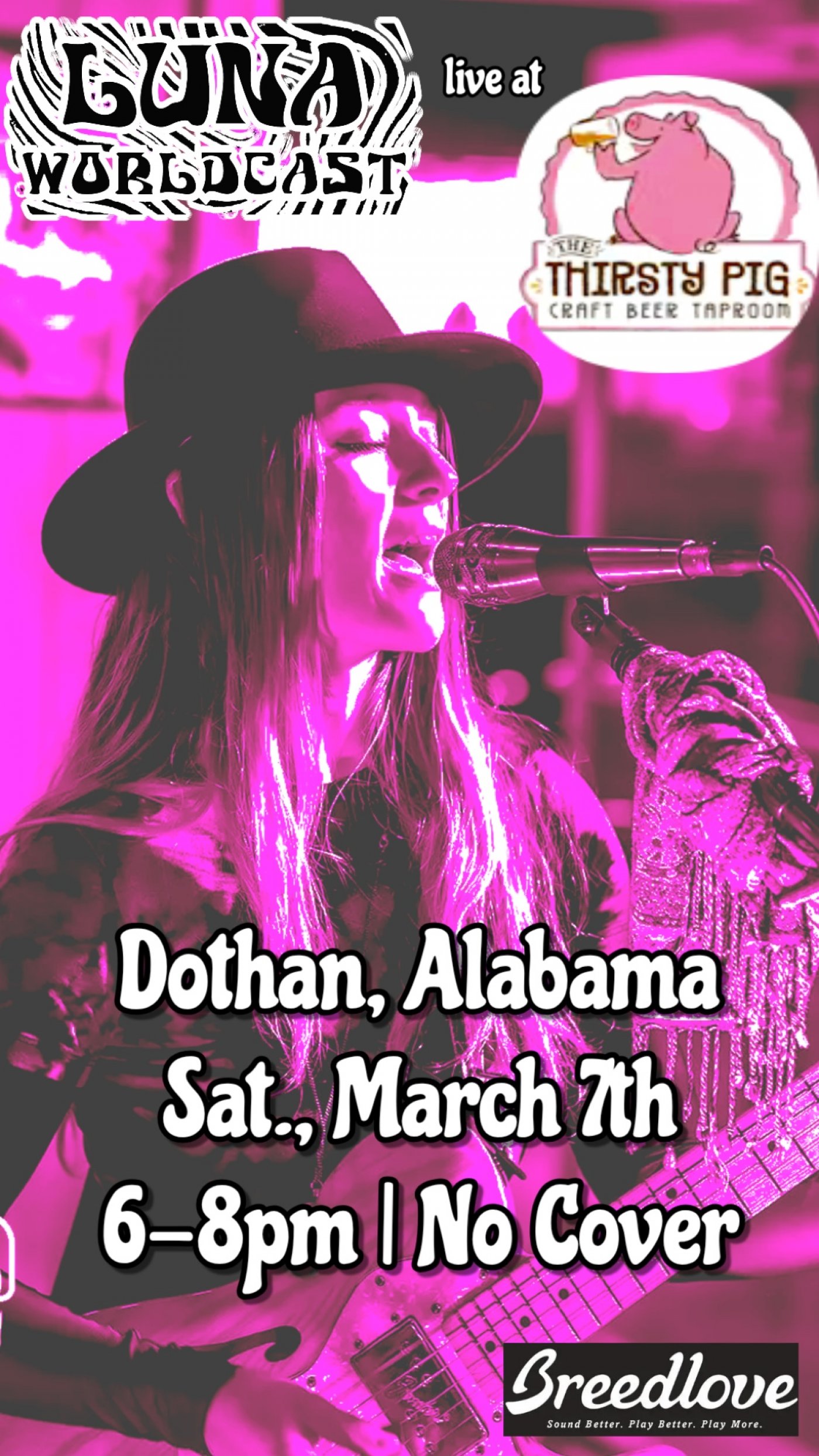 Luna Worldcast in the PigPen Tickets, Thirsty Pig Craft BeerTaproom and ...