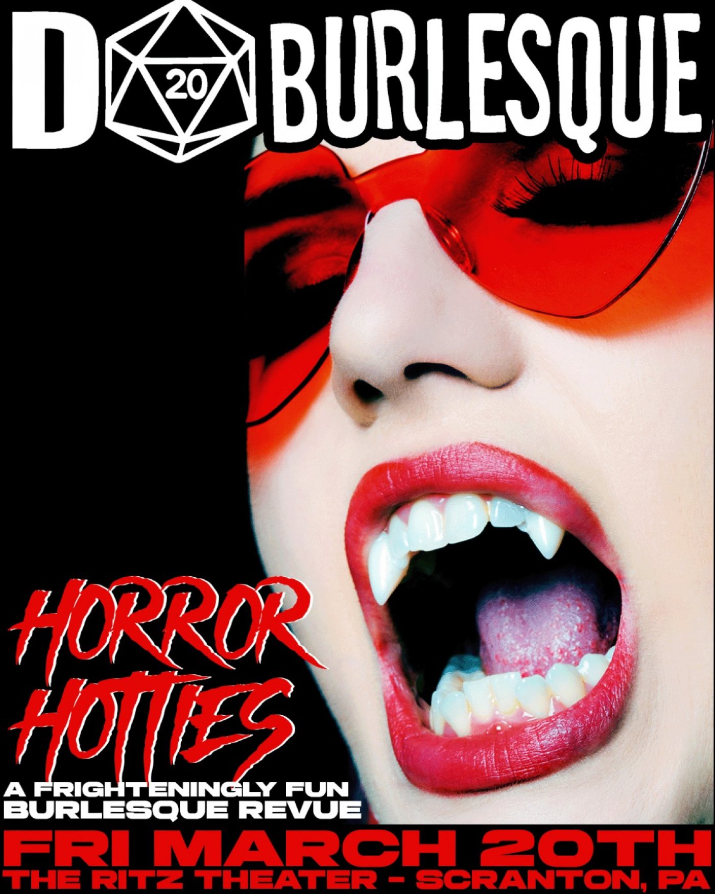 D20 Burlesque Horror Hotties, The Ritz Theater, Wyoming Avenue ...