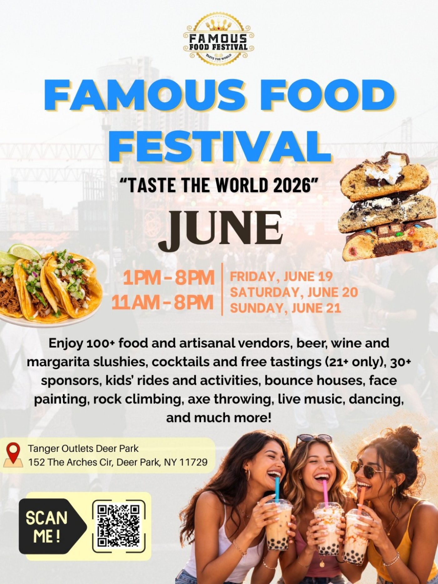 Famous Food Festival " Taste the World" Long Island, NY - Spring 2026 ...