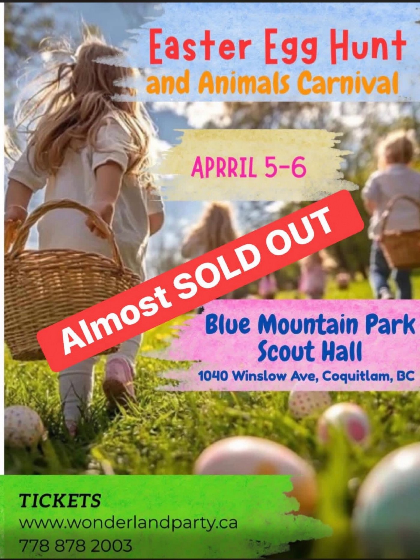 Easter Egg Hunt and Carnival of Animals, Blue Mountain Scout Hall ...