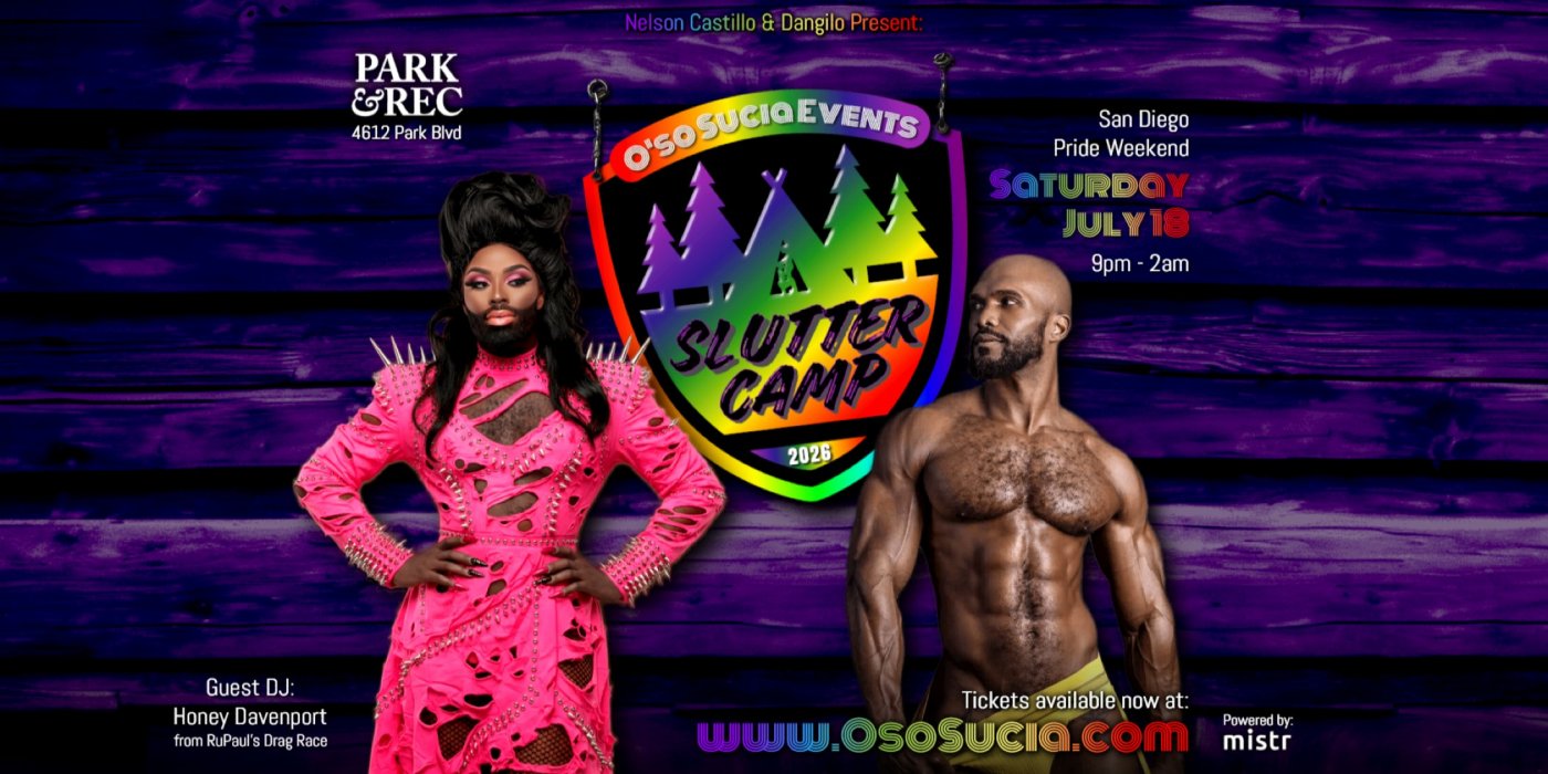 Slutter Camp - San Diego Pride Weekend, Park & Rec, San Diego, 18 July ...