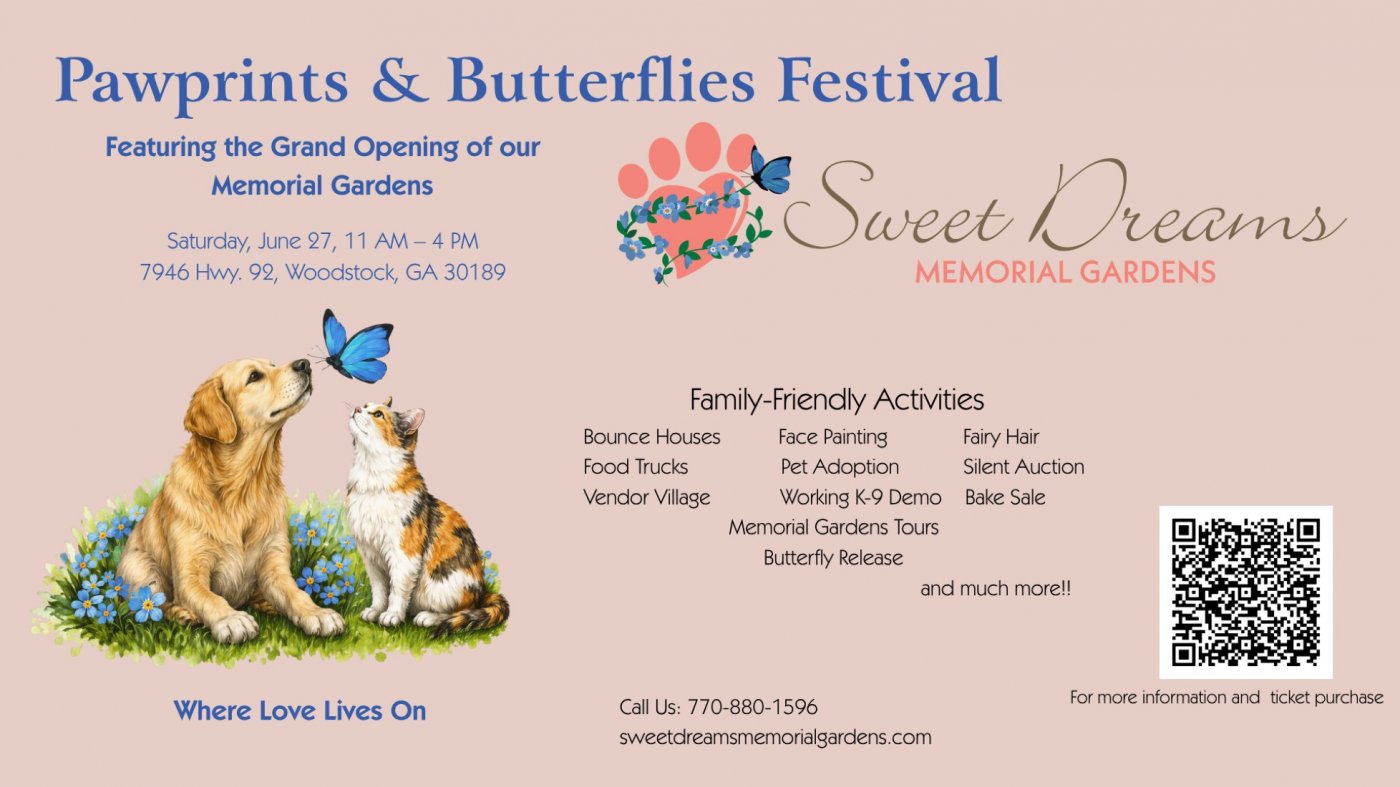 Pawprints & Butterflies Grand Opening Festival , Sweet Dreams In-Home ...