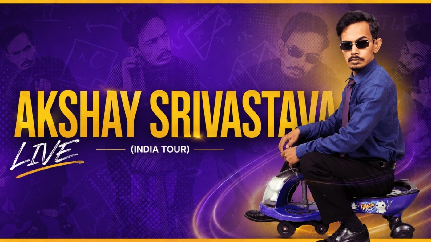 Akshay Srivastava Live Stand-Up Comedy Tickets, THE GREEN ROOM, VIP ...