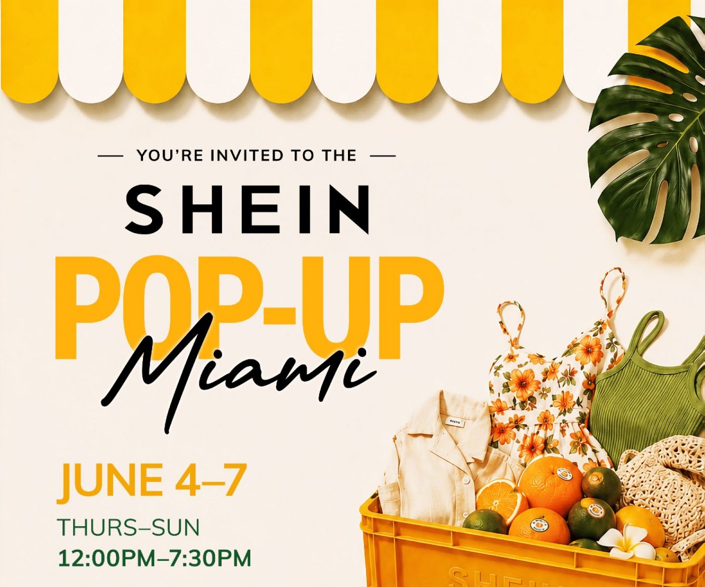 SHEIN Miami Pop-Up Tickets, 1108 Lincoln Rd, Miami Beach, 4 June to 7 ...
