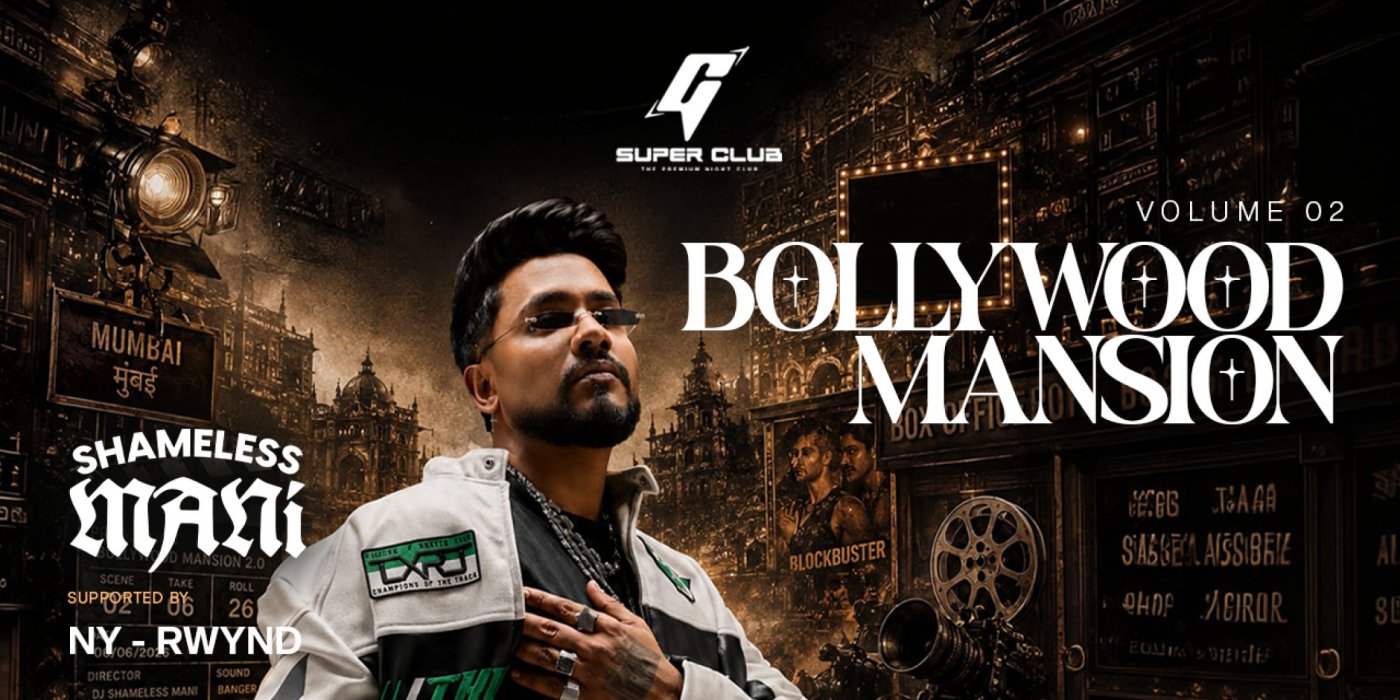 BOLLYWOOD MANSION * Shameless Mani in Bangalore – June 6, 2026 | AllEvents