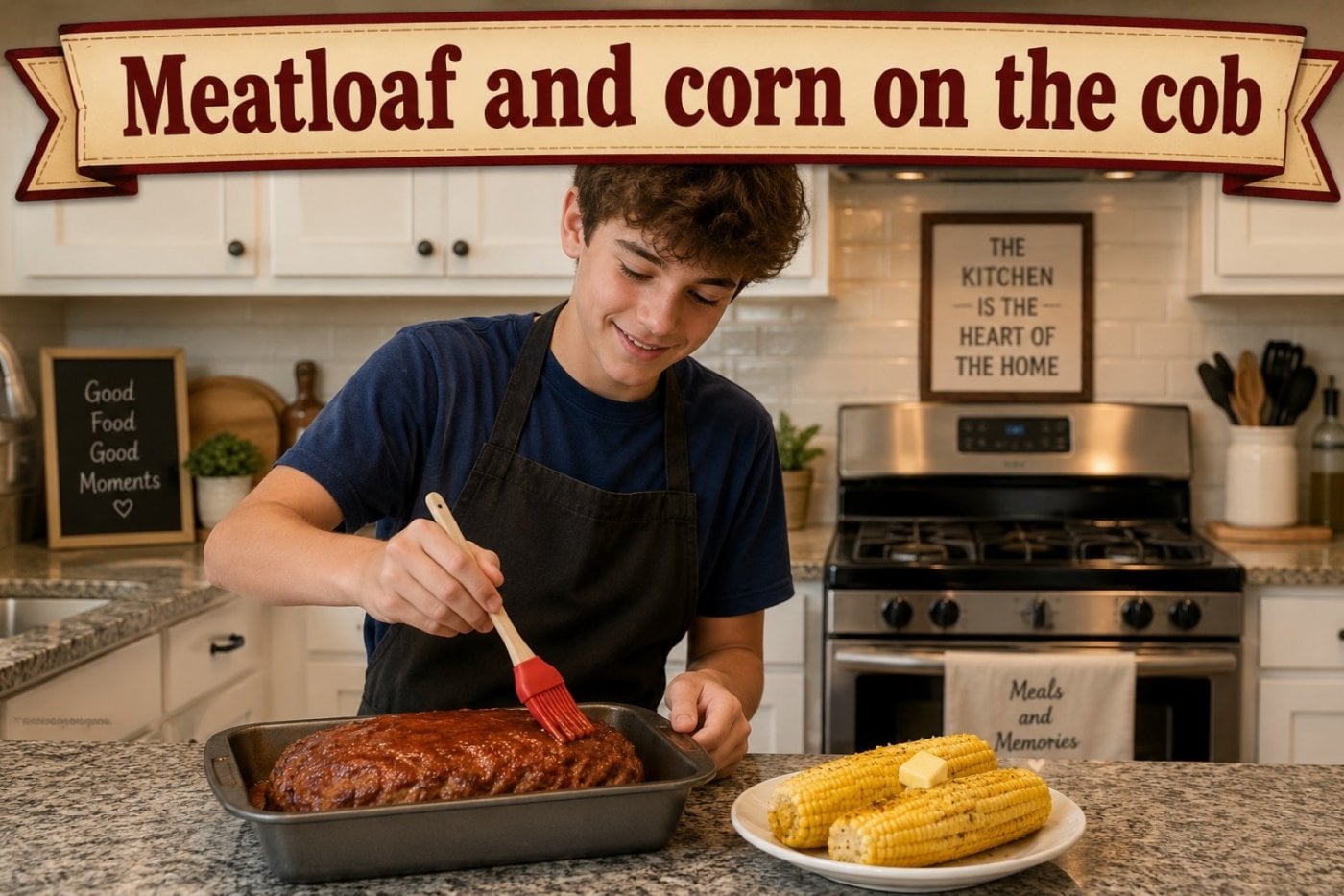 The Art of Cooking: Back to the Basics - Meatloaf with Corn on the Cob ...
